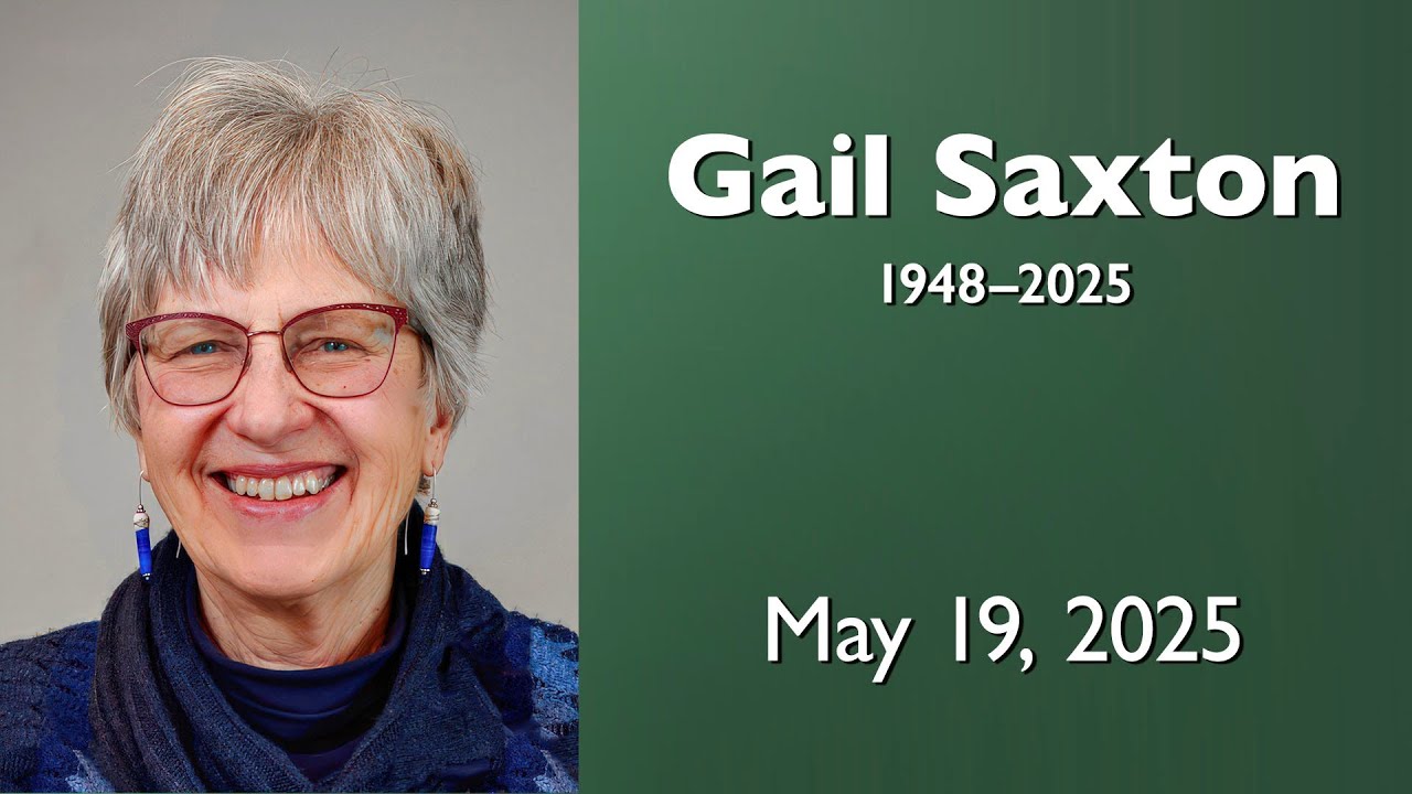 Gail Saxton Celebration of Life - YouTube