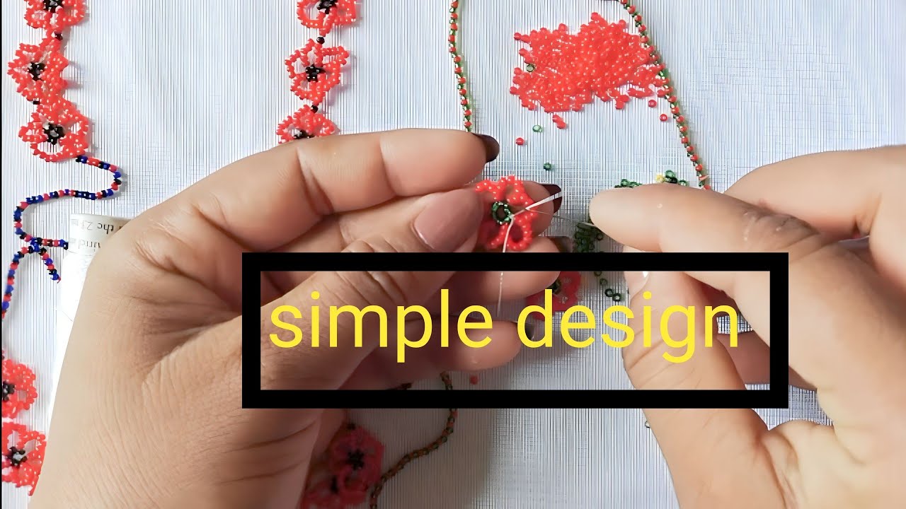 Nepali making elegant flower pote new/ / design at home very/ /simple ...