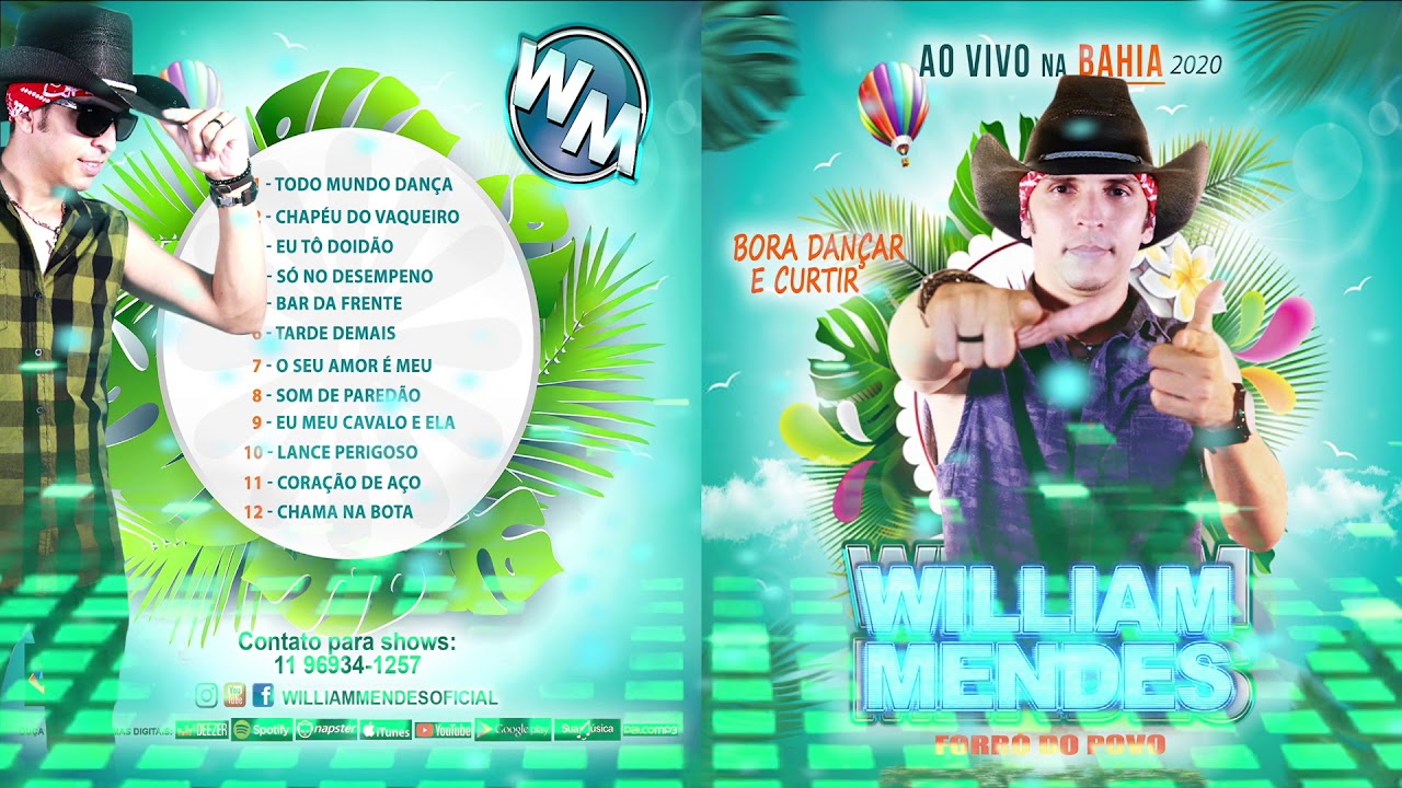 William Mendes (Ao Vivo Na Bahia) - CD Completo - YouTube