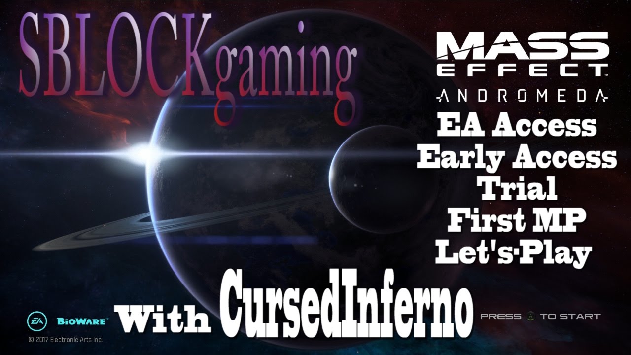 Mass Effect: Andromeda Trial Let's-Play Stream - YouTube