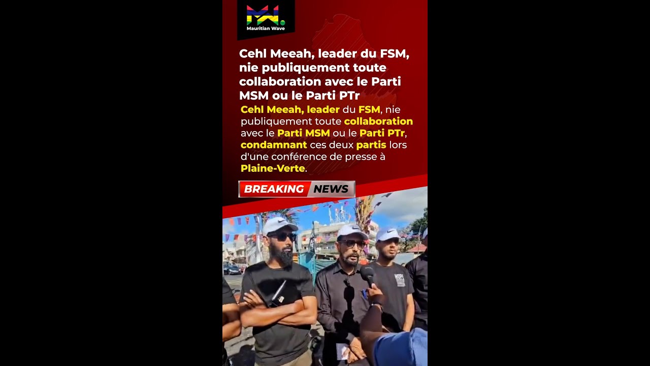 Cehl Meeah, leader du FSM, nie publiquement toute collaboration avec le ...