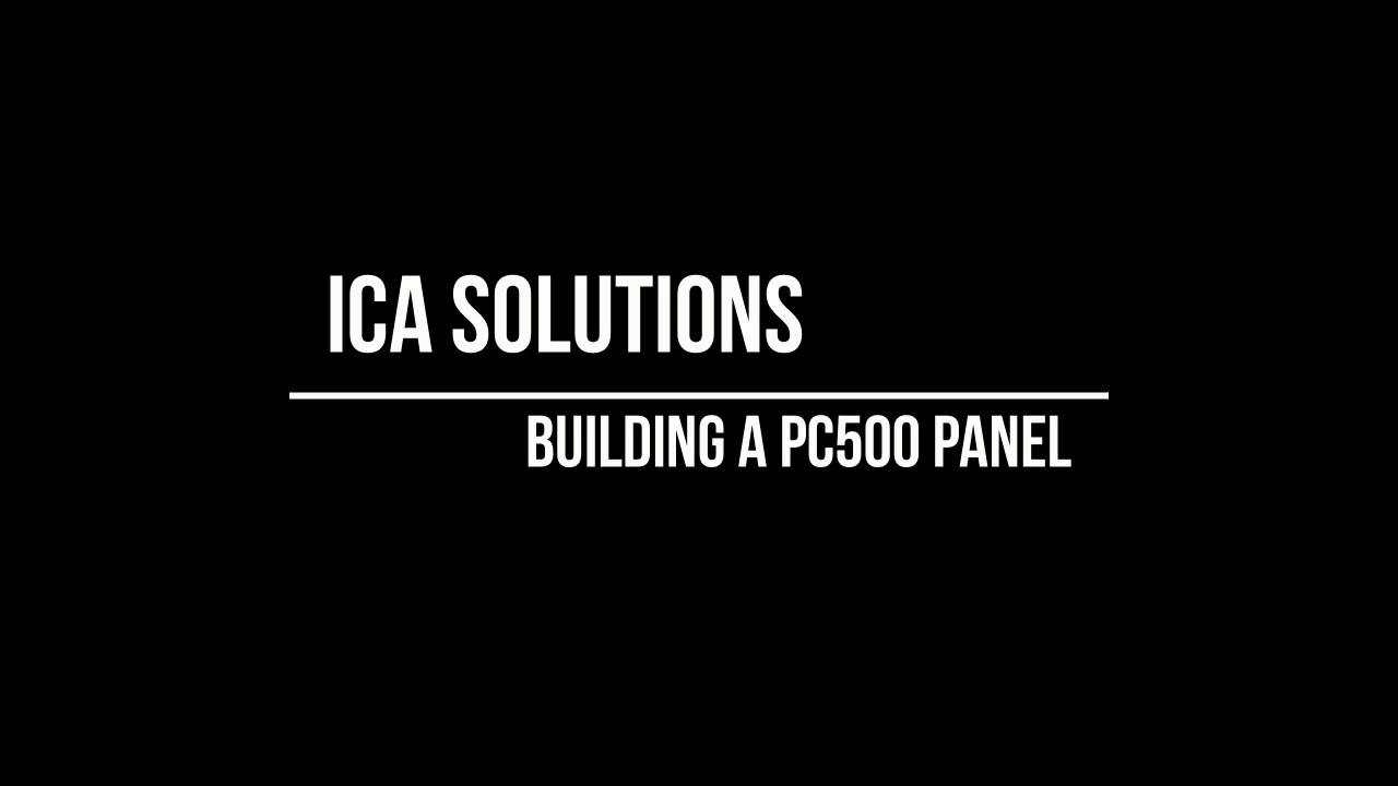 ICA Solutions - Building a Control Panel - YouTube