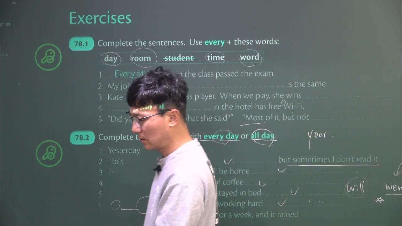 Giu Basic 78 2 Every Vs All의 구별 그래머인유스베이직 Grammar In Use Basic 2022