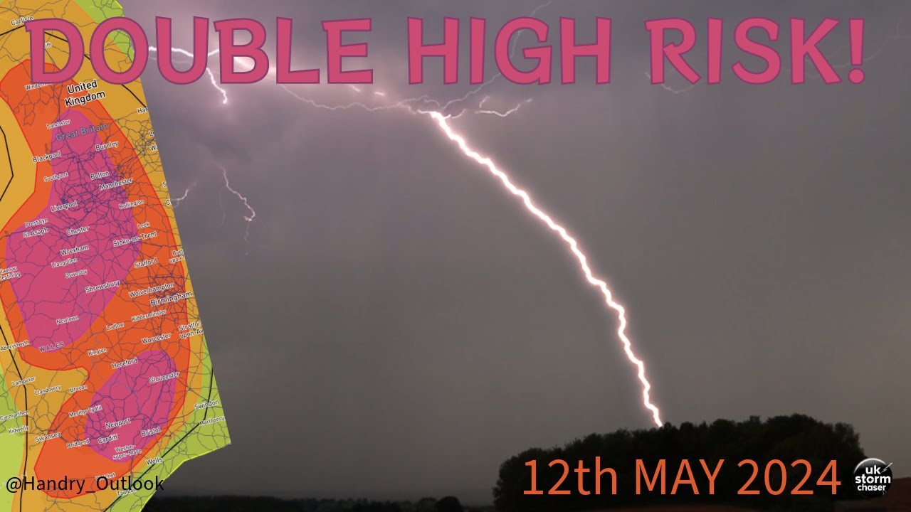 Double high-risk UK severe thunderstorm chase May 12, 2024, - YouTube