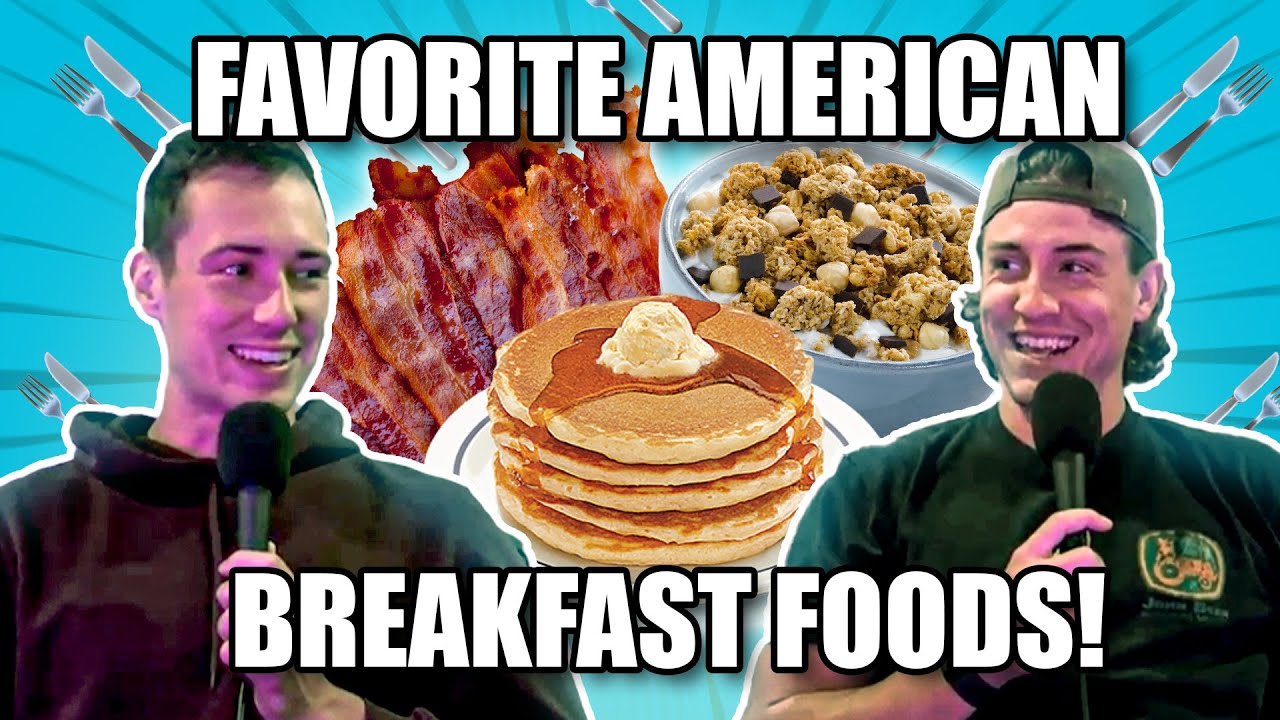 FAVORITE AMERICAN BREAKFAST FOODS! - YouTube