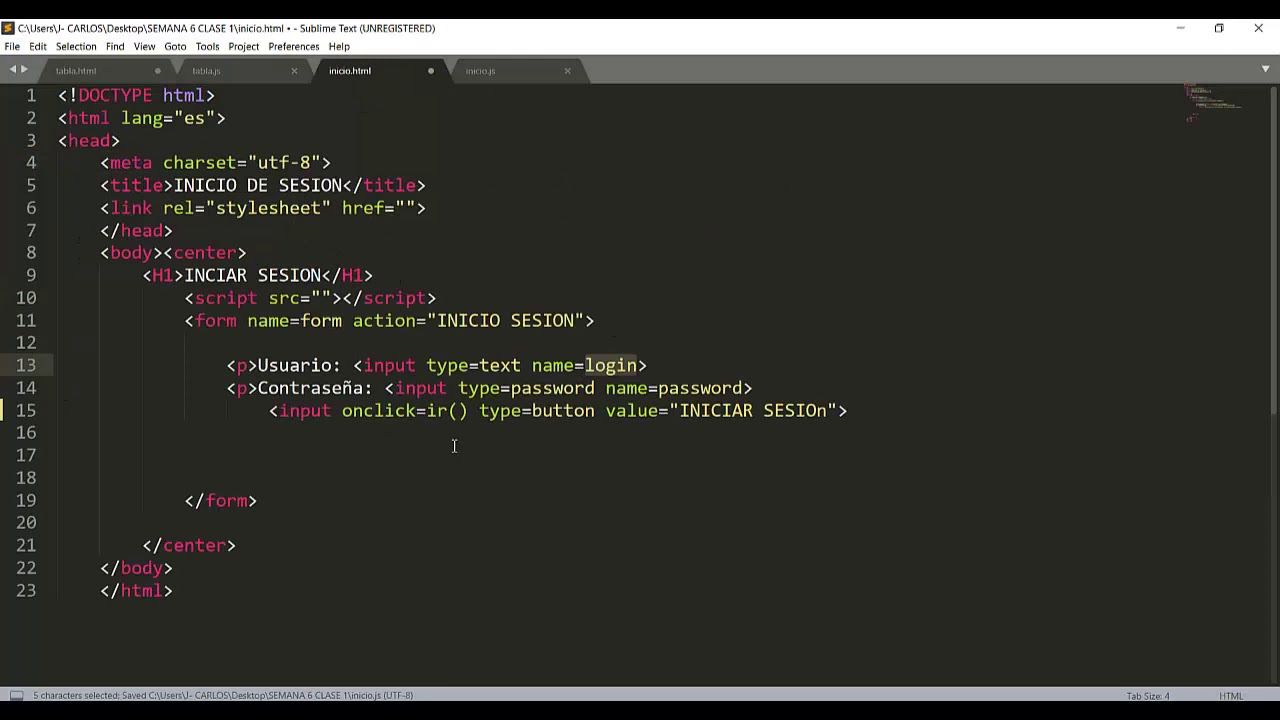 Creación De Ingreso Mediante Usuario Y Contraseña Por Javascript Youtube