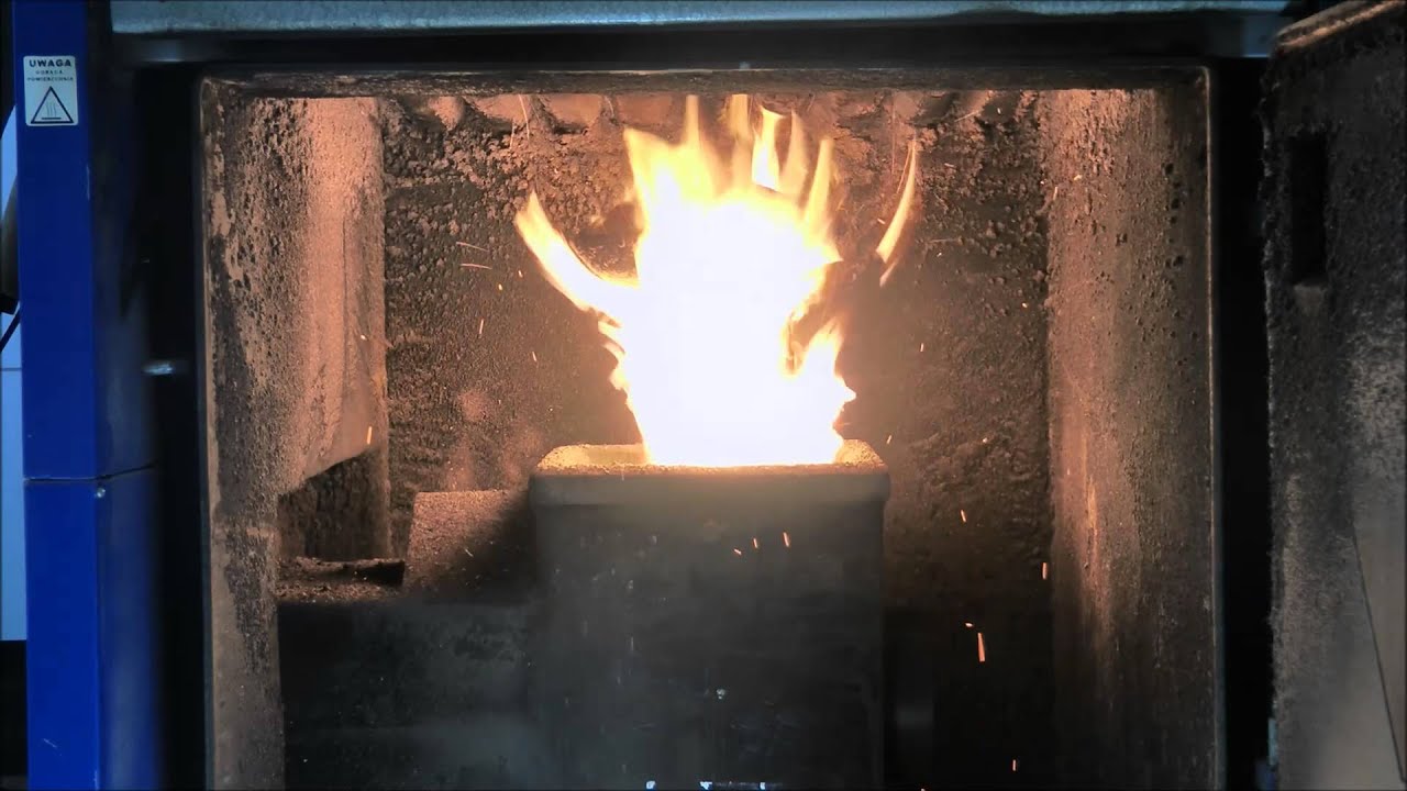 Spalanie PELLET - YouTube
