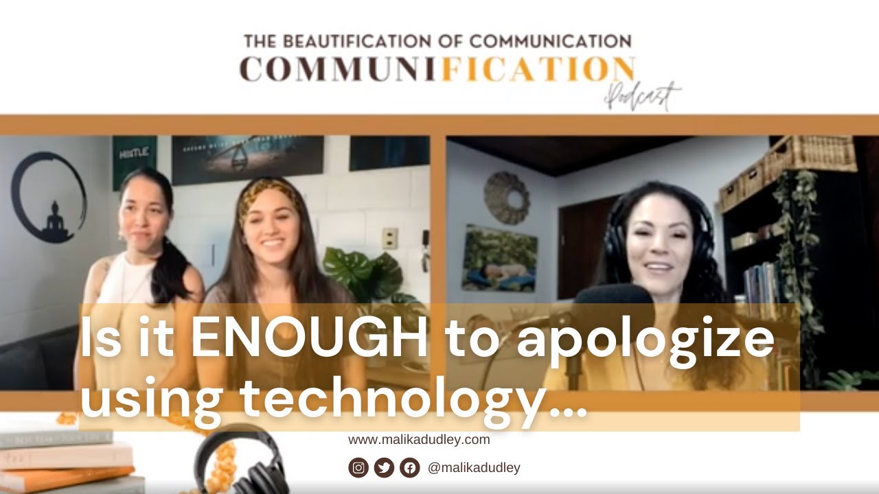 Pashyn + Wendy Santos: Do you feel apologies that happen using digital ...