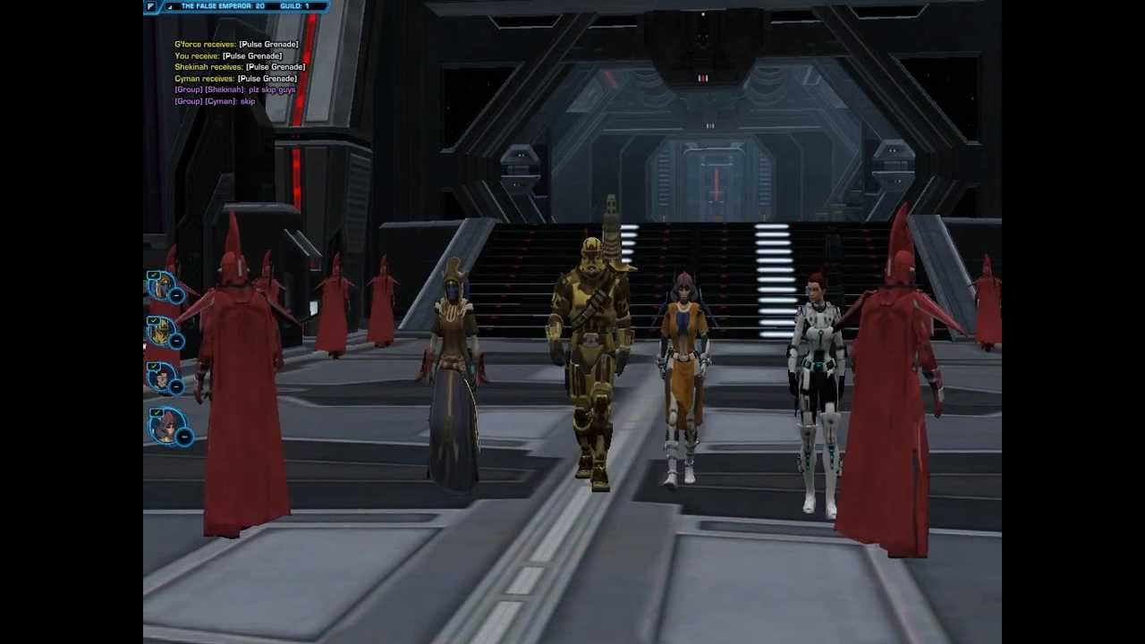 SWTOR Jedi Knigth vs Darth Malgus (False Emperor Flashpoint Final Boss ...