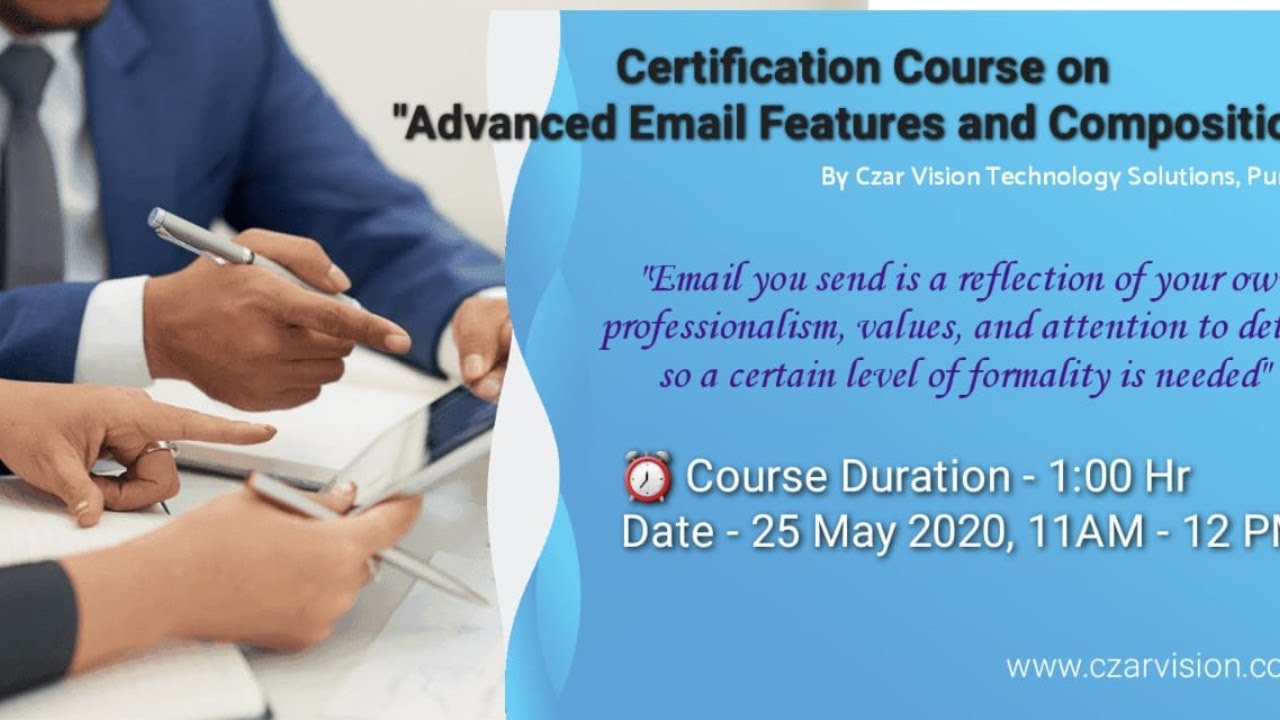Course - Advanced Email Features and Composition - YouTube