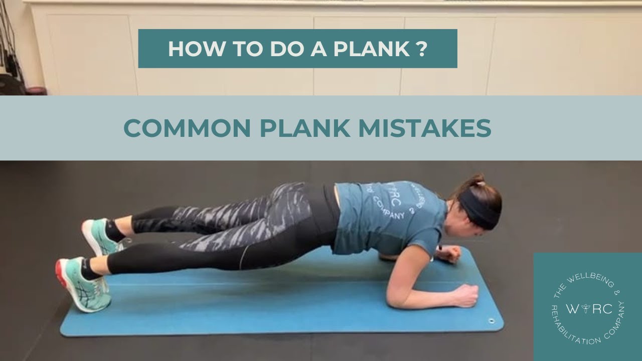 HOW TO DO A PLANK PROPERLY? - YouTube