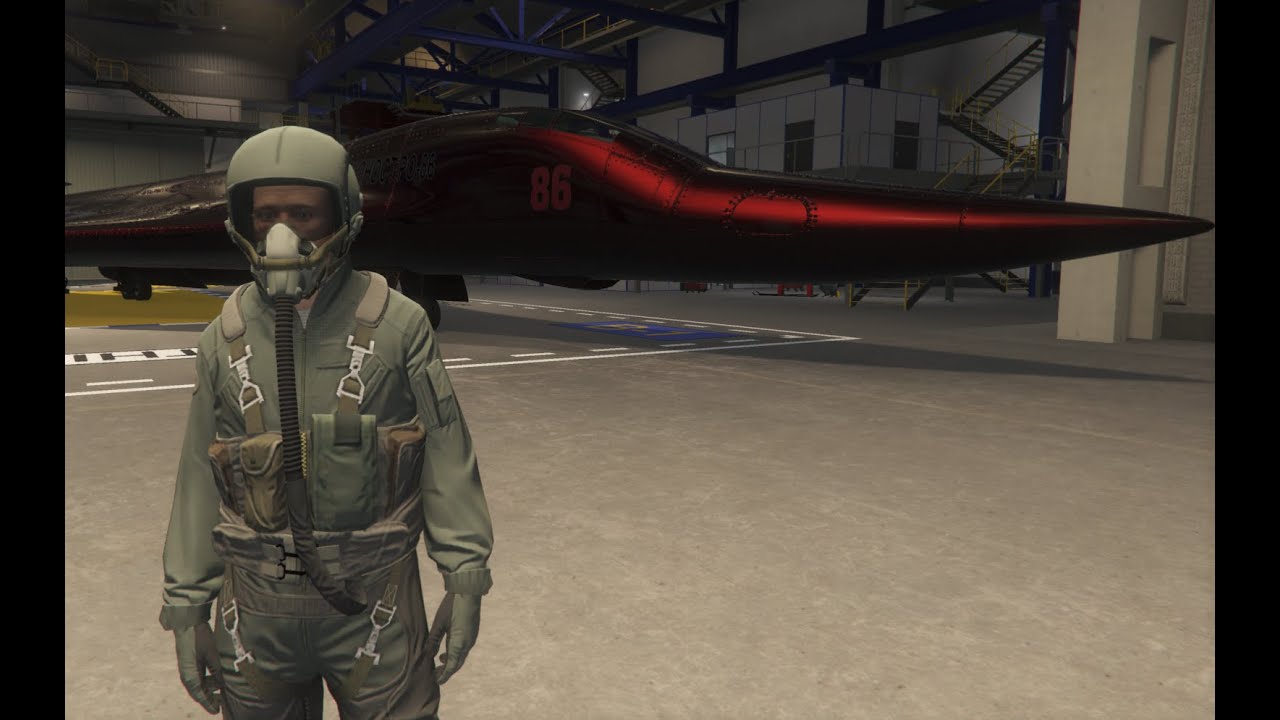 GTA V Online -New Big Plane- Ro86 Alkonost review- Try to fly it but I ...