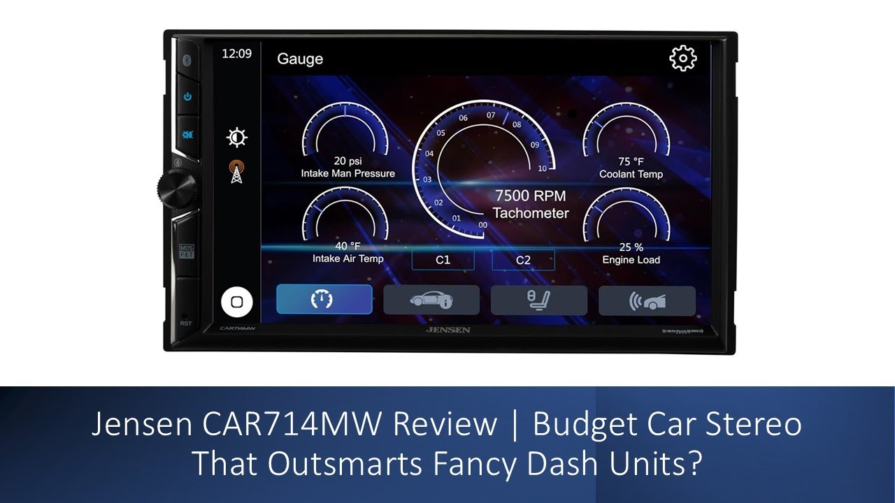 Jensen CAR714MW Review | Budget Car Stereo That Outsmarts Fancy Dash ...