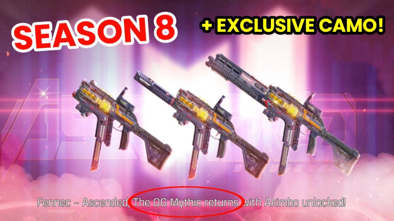 MYTHIC FENNEC AND NEW EXCLUSIVE CAMO - S8 COD MOBILE - YouTube