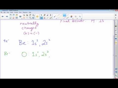 electron configuration tutorial - YouTube