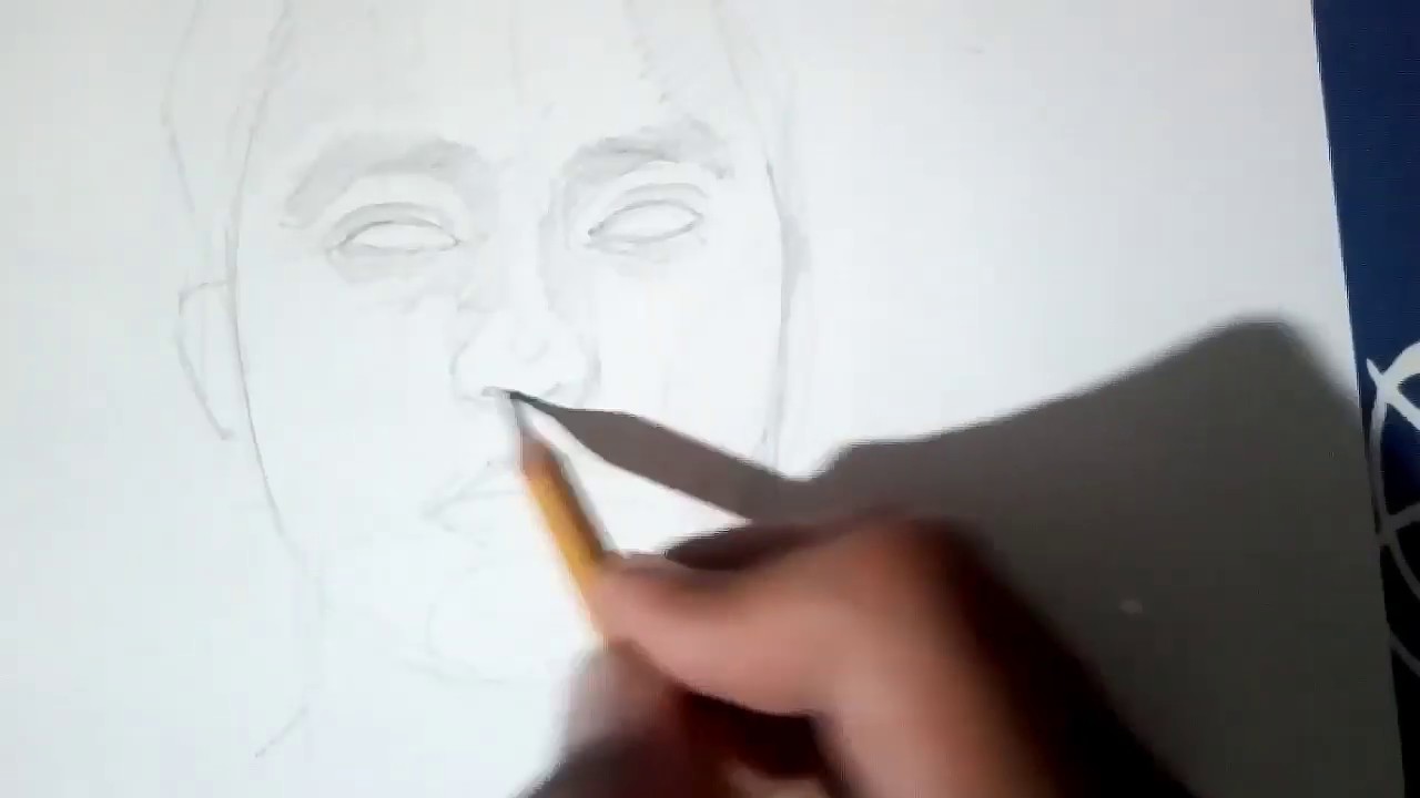 Portrait study using Graphite Pencil - YouTube