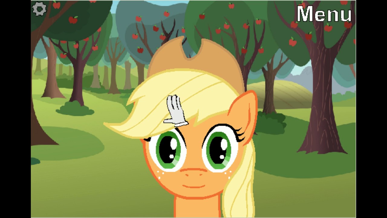 Taking Care of Applejack, it's a cute game! - YouTube