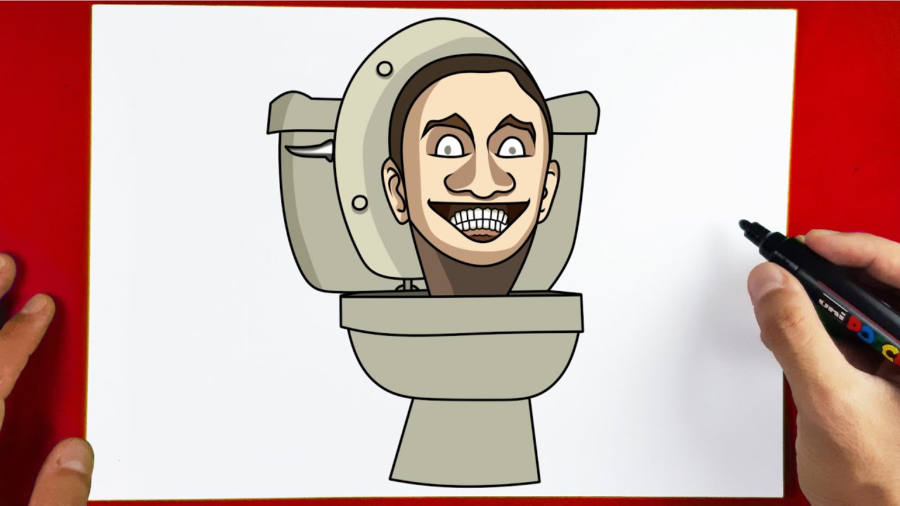How to Draw Medium Toilet | Skibidi Toilet - YouTube