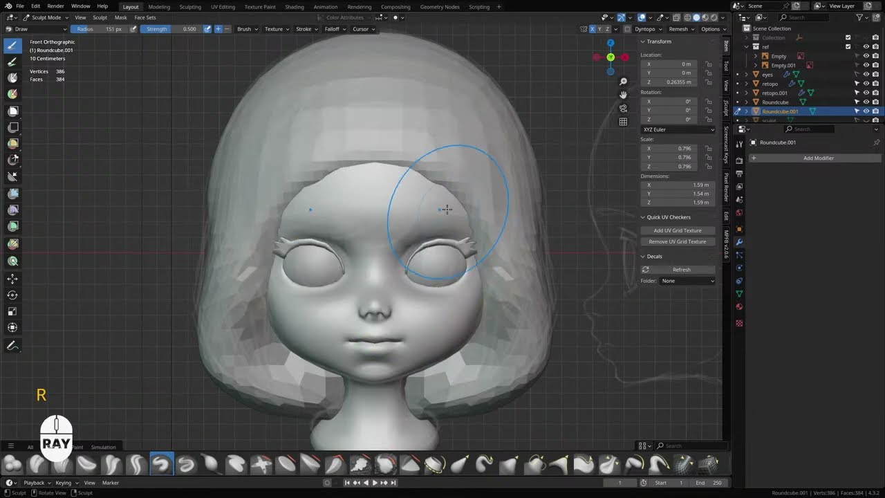 blender live 채팅 치셔도 못 봐요. 미안합니다. - YouTube