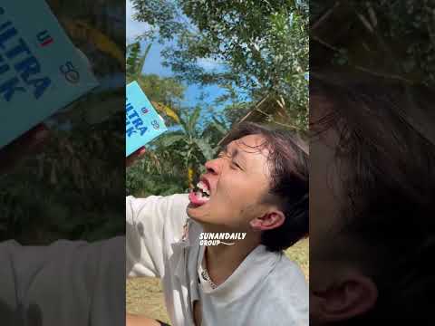 Pemulung Minum Susu Basi