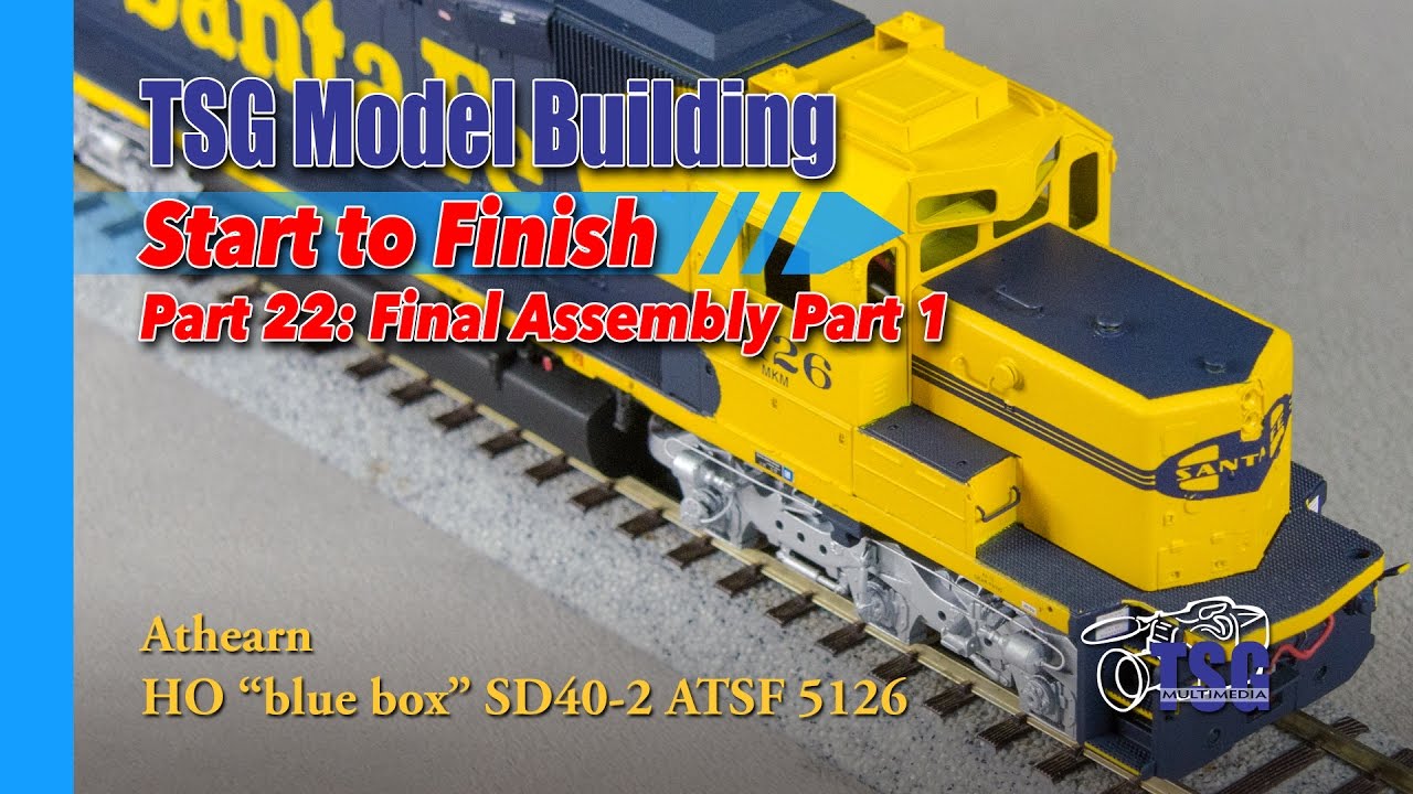 HO Scale SD40-2 Model Building 22 of 25 Final Assembly Pt. 1 - YouTube