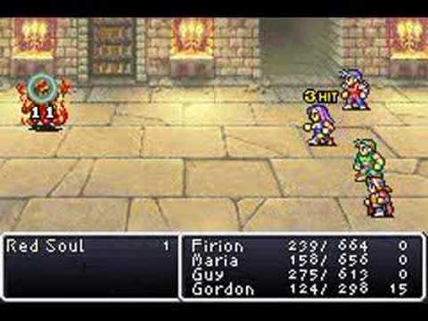 Final Fantasy II DOS Boss Battle #4 - Red Soul - YouTube