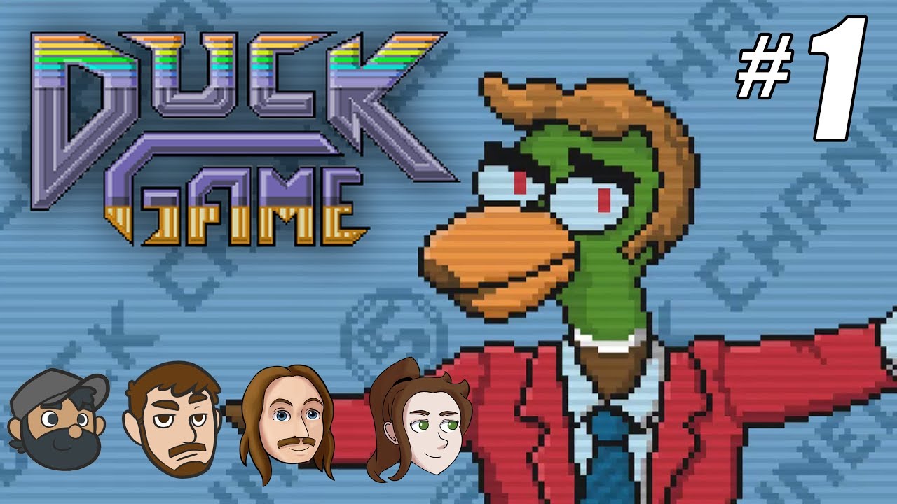 Duck Game - Part 1 - Super Competitive Duck Warfare - YouTube