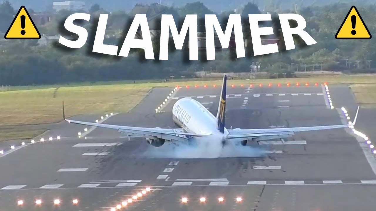 HARD LANDING from the Boeing 737-800 PILOTS ⚠️ ️ - YouTube