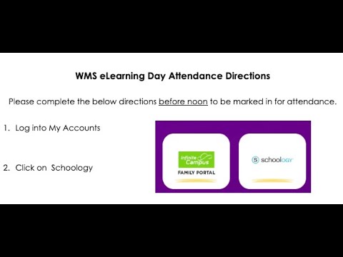 eLearning Attendance Directions - YouTube