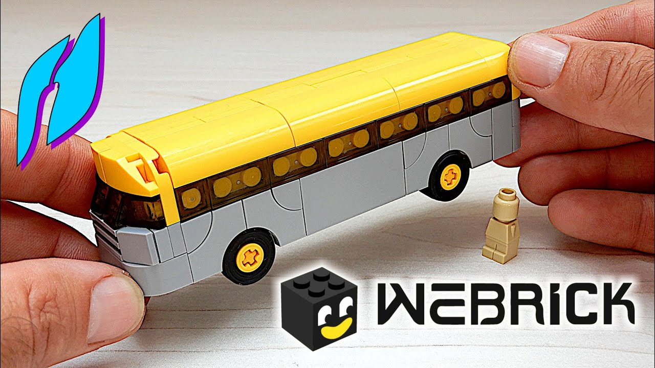 How to Build the Classic American Bus (MOC - 4K) #lego #webrick # ...