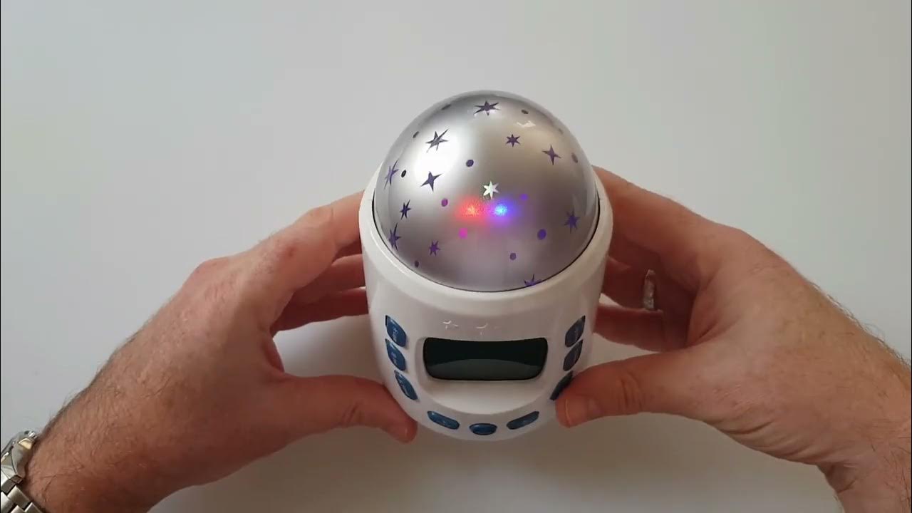 Auriol Digital Alarm Clock With Star Projection - YouTube