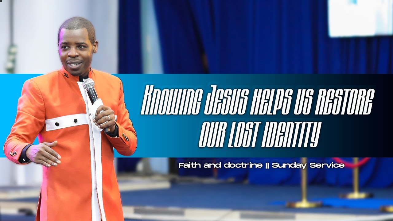 Knowing Jesus helps us restore our lost identity - Apostle Onório ...