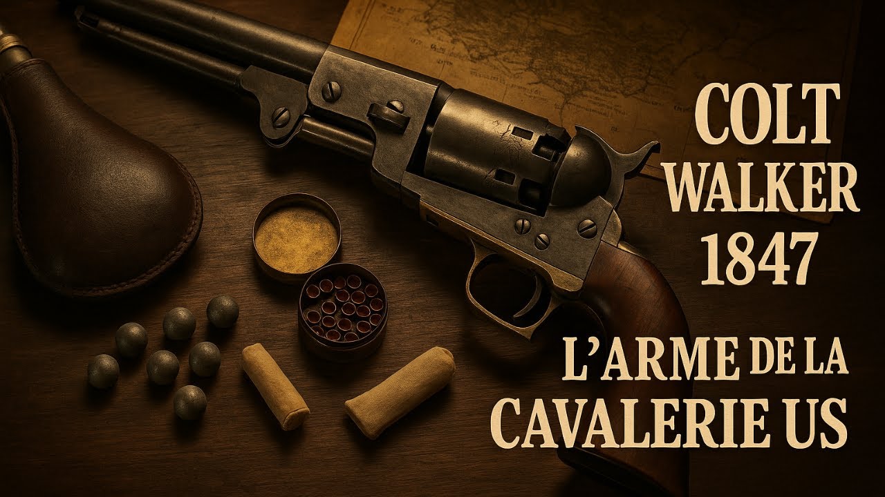 HISTOIRE & INVENTION DU REVOLVER COLT WALKER @PoudreNoireparalex