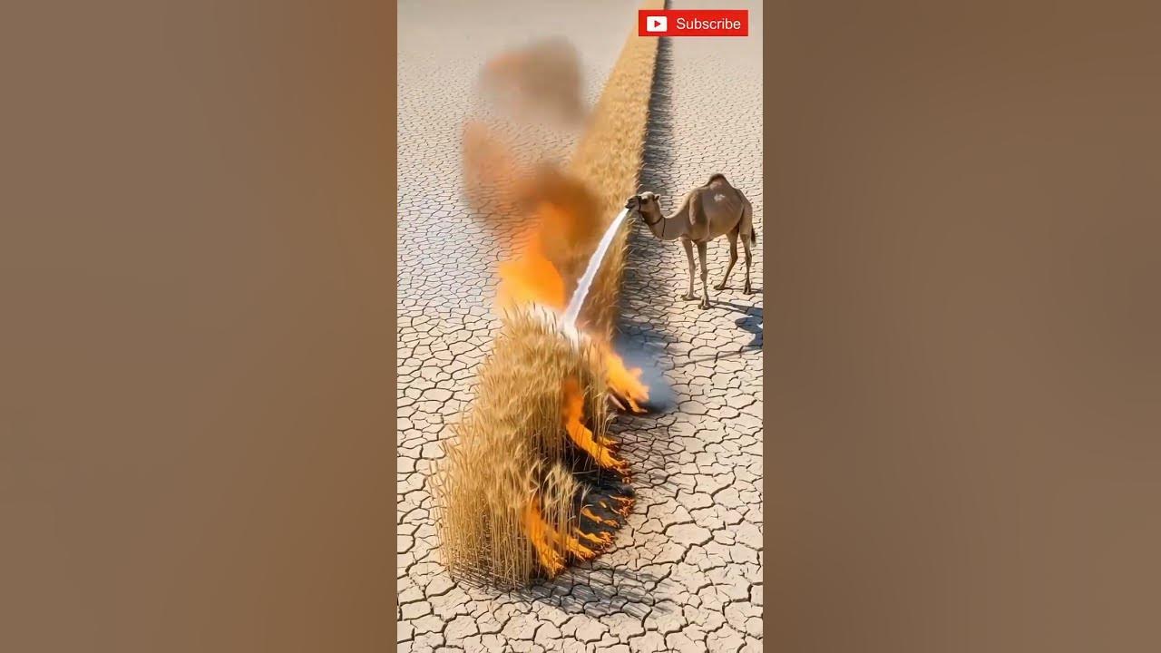 किसान के🌾गेहूं को ऊंट ने बचाया !!🤯🙋#ute#FarmerLife#farmergirl# ...