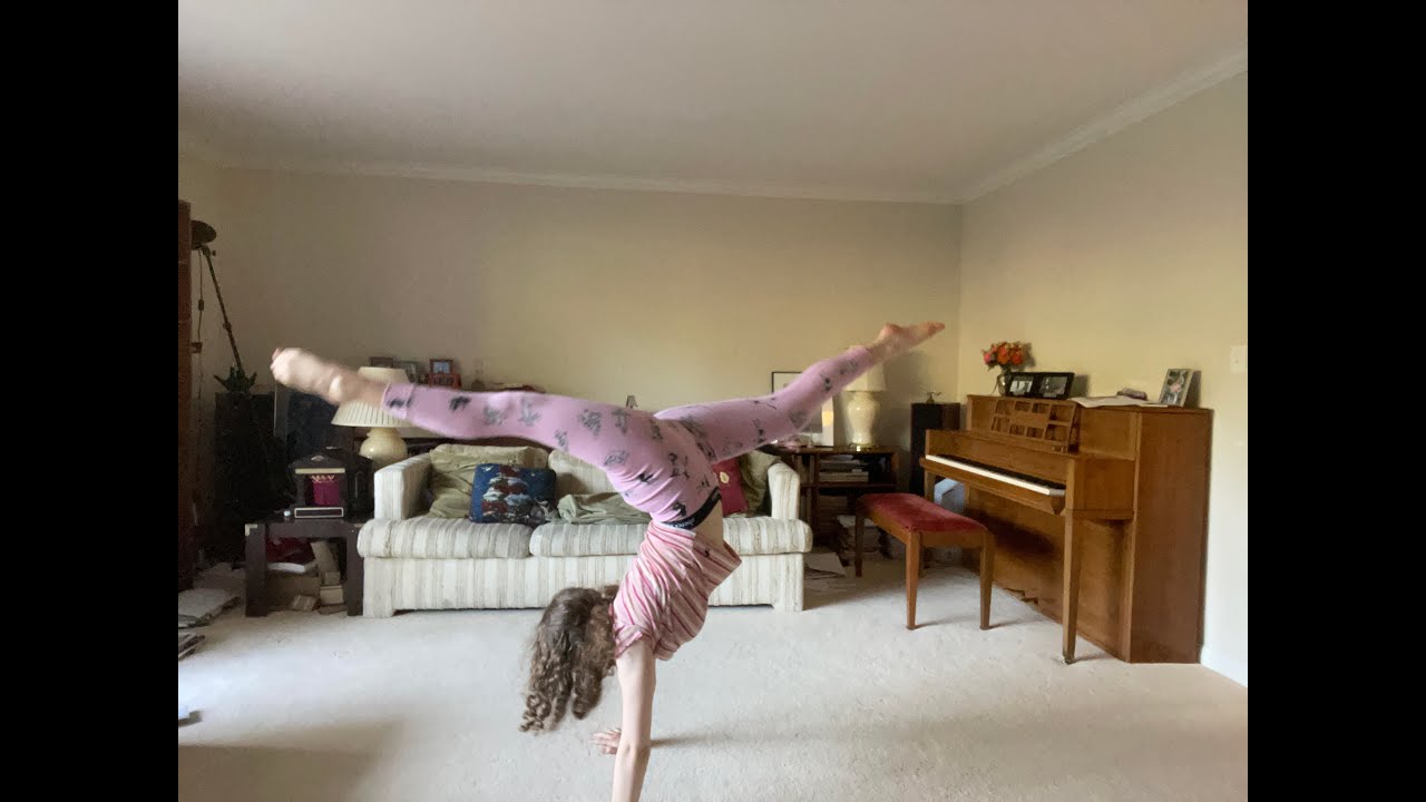 How To Do A Handstand Split Variation Follow Along Routine - YouTube