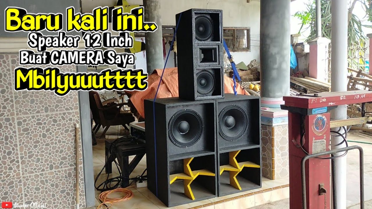 Gak Nyangka Speaker 12 inch bisa bliyutkan Kamera || Sound Miniatur CBS ...