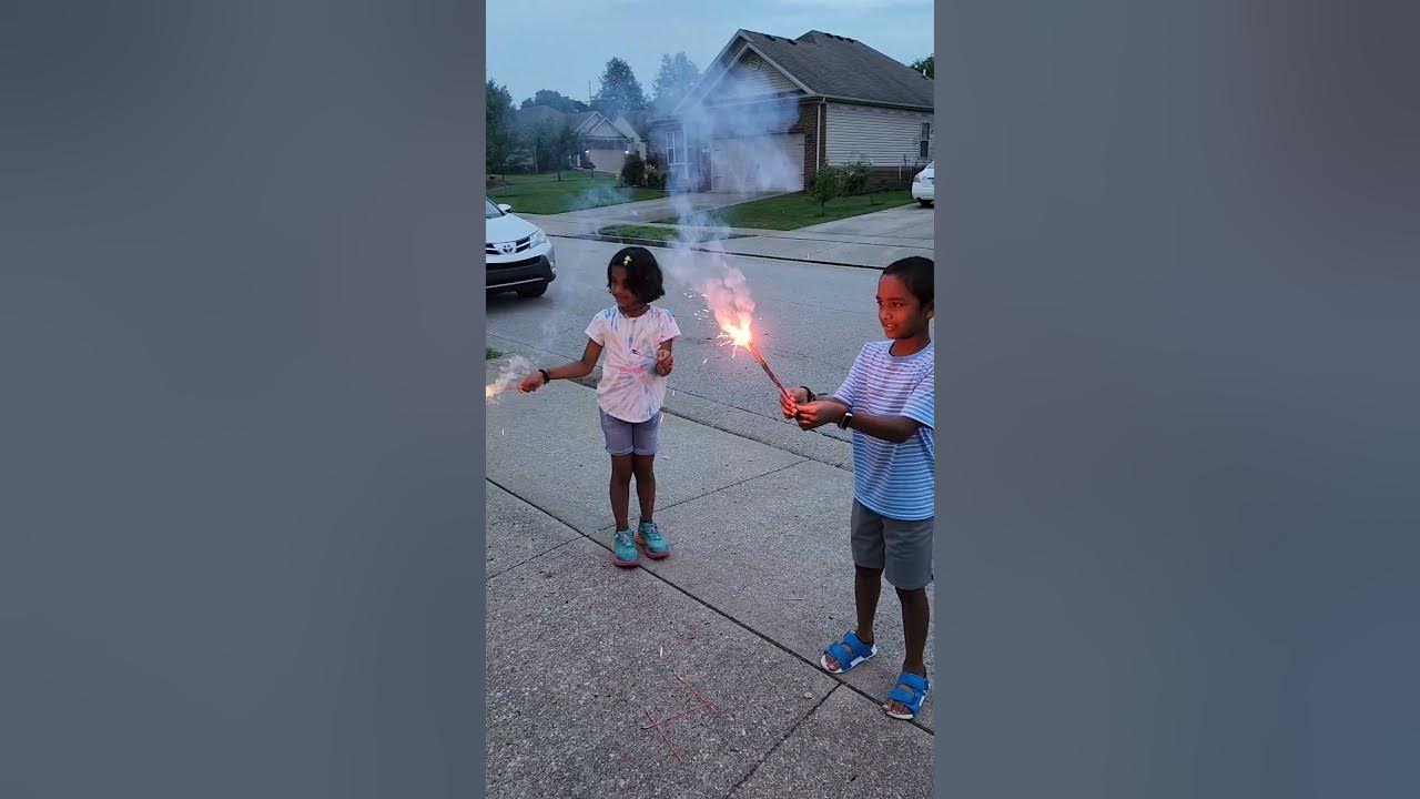 Fireworks gone wrong | 4th of July fireworks at home | Fireworks before the 4th of July - YouTube