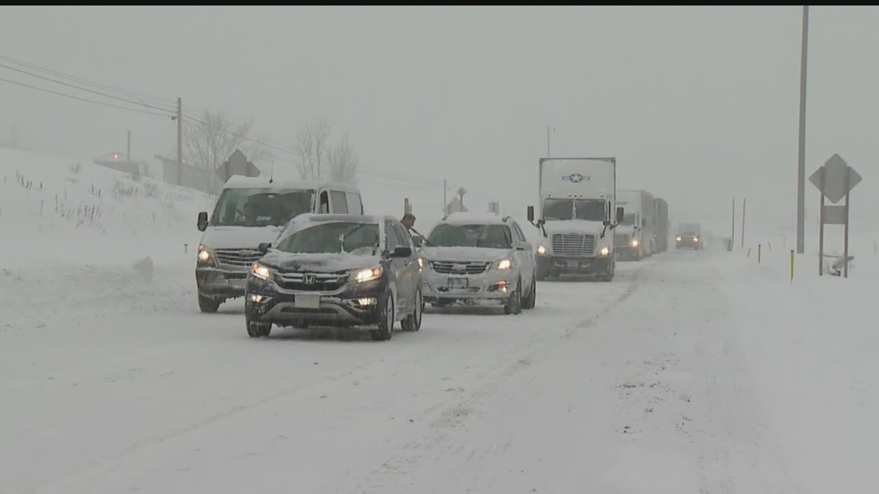 Ellsworth native shares first-hand experience of DC blizzard - YouTube