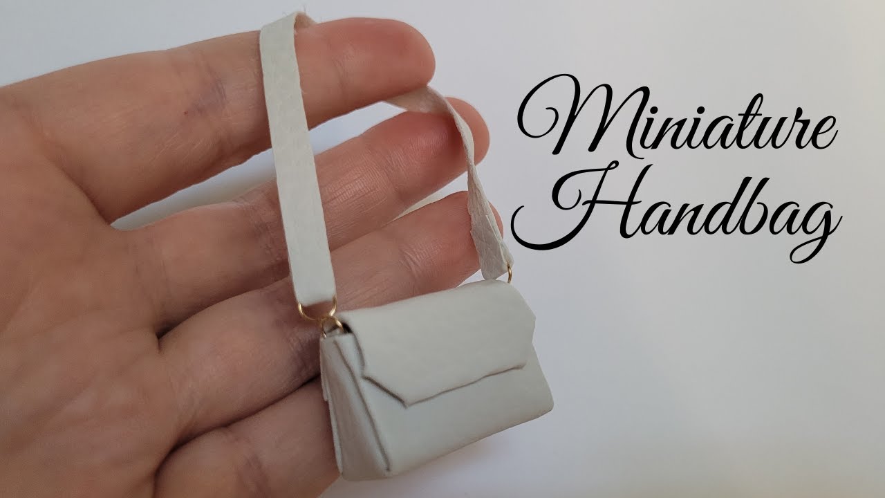DIY Miniature Handbag | Barbie Doll Handbag | How to make Barbie ...