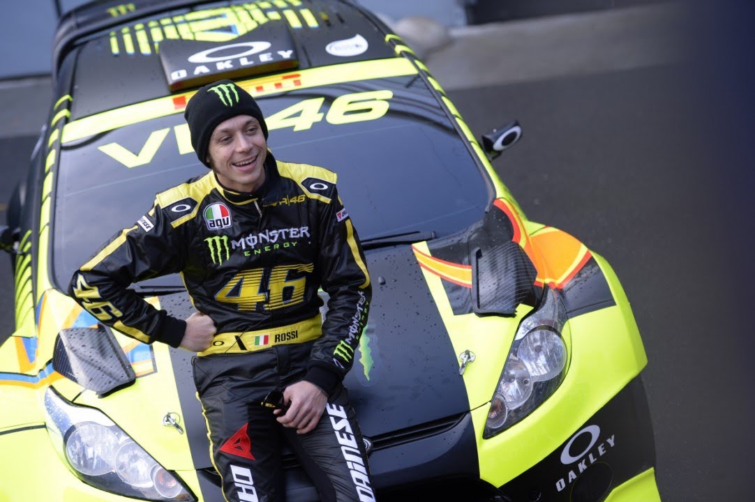 Monza Rally Show 2013 con Valentino Rossi a bordo de su Ford Fiesta RS ...