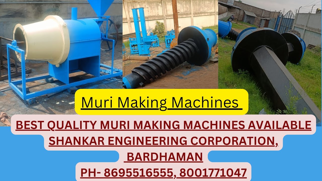 Puffed Rice Machine - YouTube