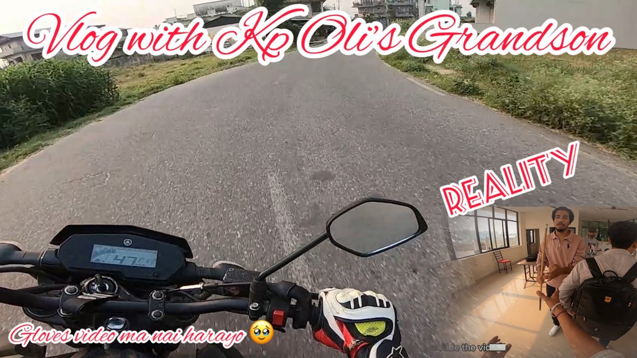 Vlog With KP Oli's Grandson #kpoli #vlog #reality #gloves # ...