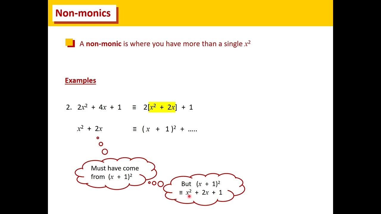 completing-the-square-non-monics-youtube