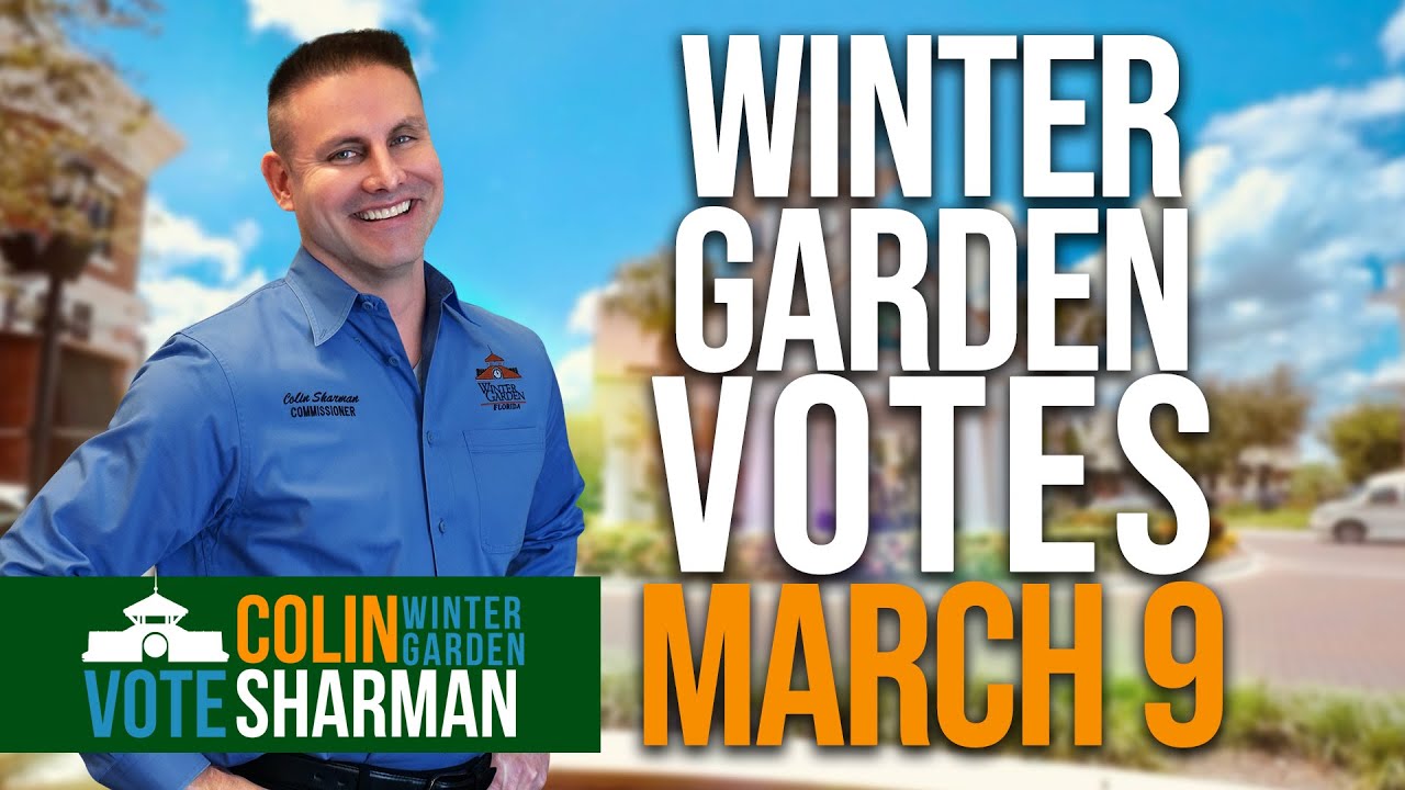 Winter Garden Commissioner Colin Sharman | RE-ELECT TO ANOTHER TERM ...