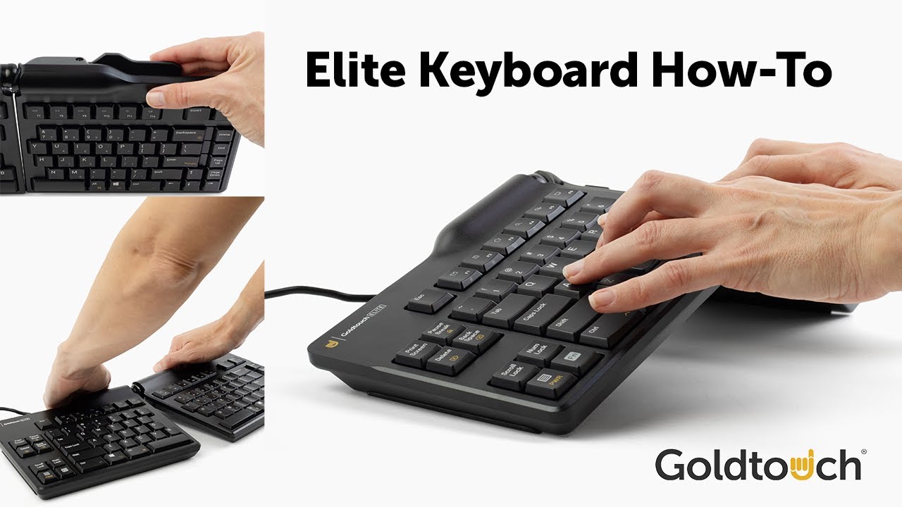 Goldtouch Elite Keyboard How-To Video - YouTube