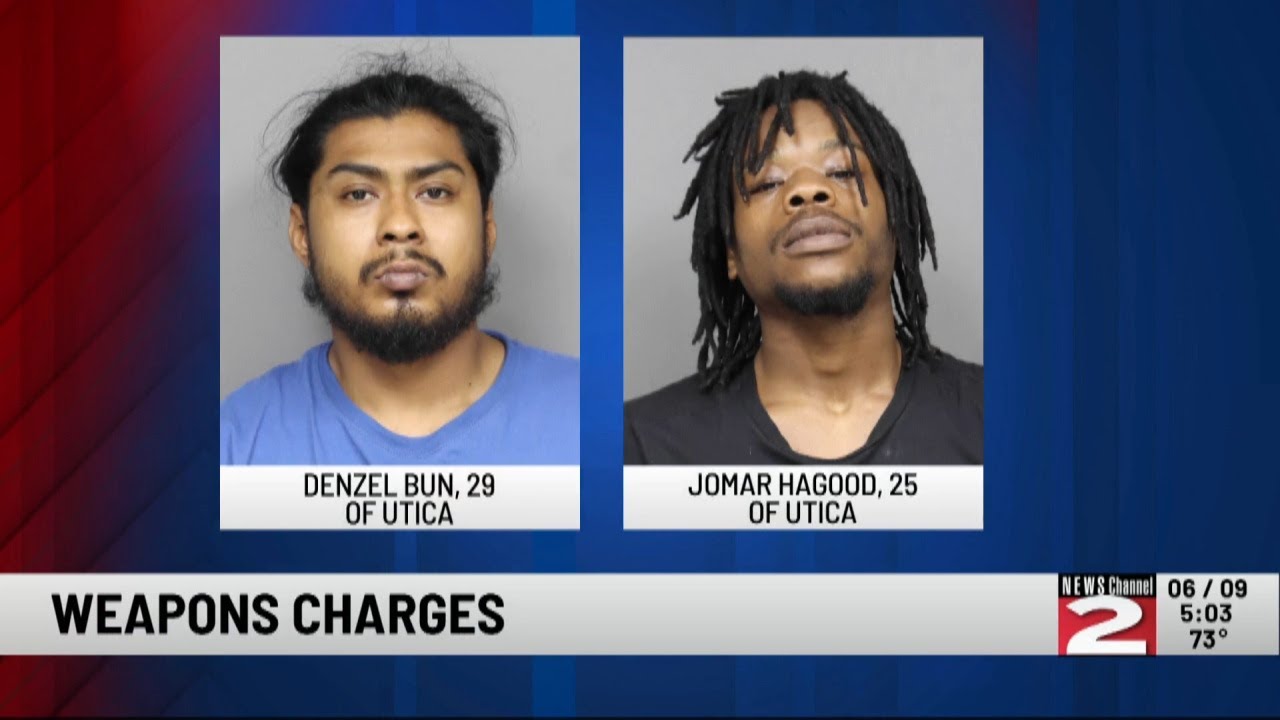 Utica Police Arrest 2 Men in Burglary and Firearm Case - YouTube
