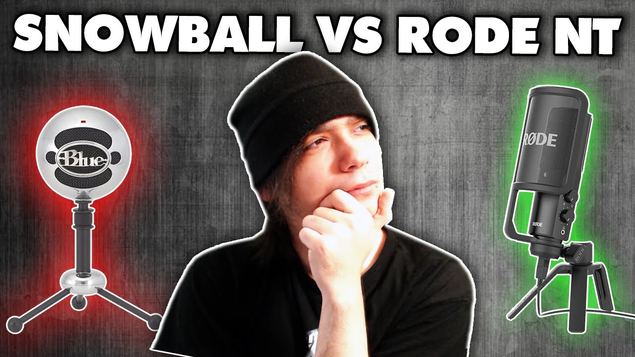 Blue Snowball Vs. Rode NT USB - Microphone Comparison Test! - YouTube
