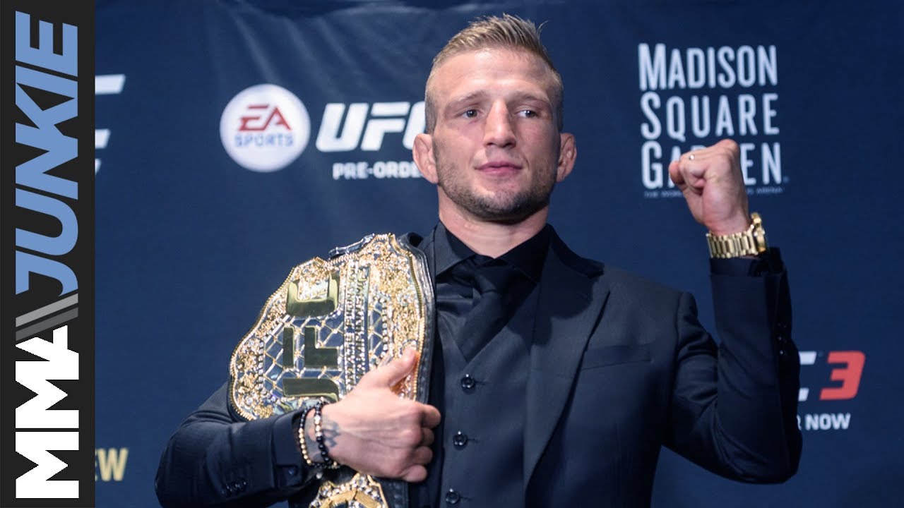 T.J. Dillashaw full post UFC 217 interview - YouTube
