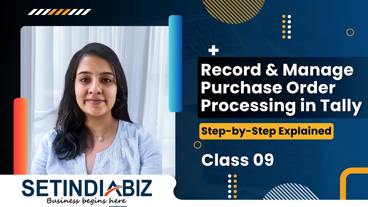 📦 Purchase Order in Tally Prime | Complete PO Processing Tutorial Step ...