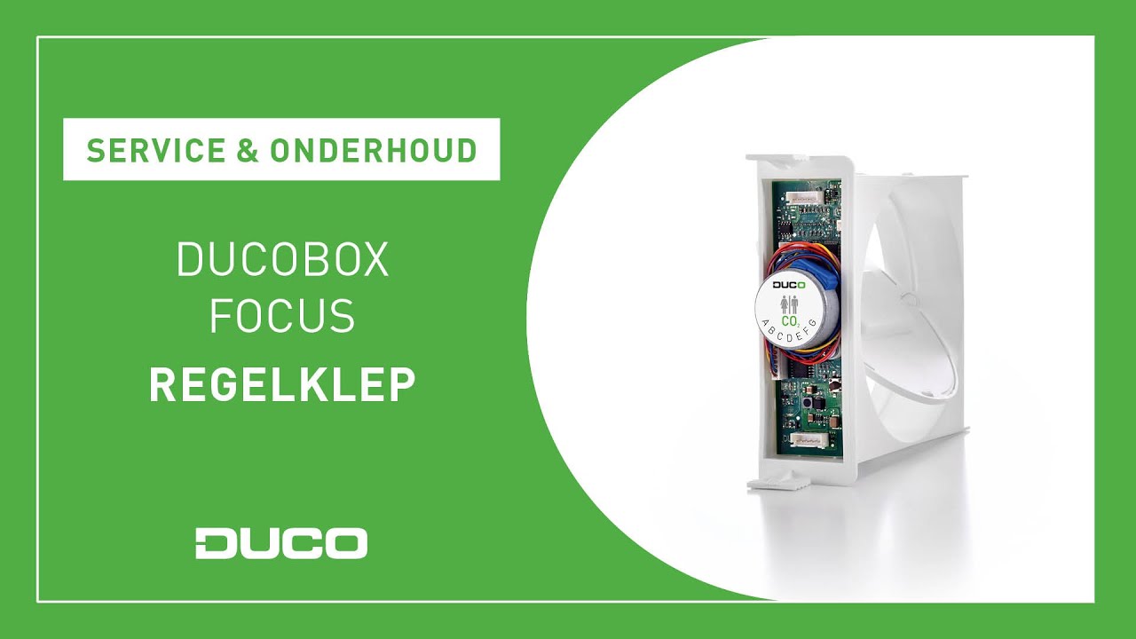 Service & Onderhoud - DucoBox Focus - Regelklep - YouTube